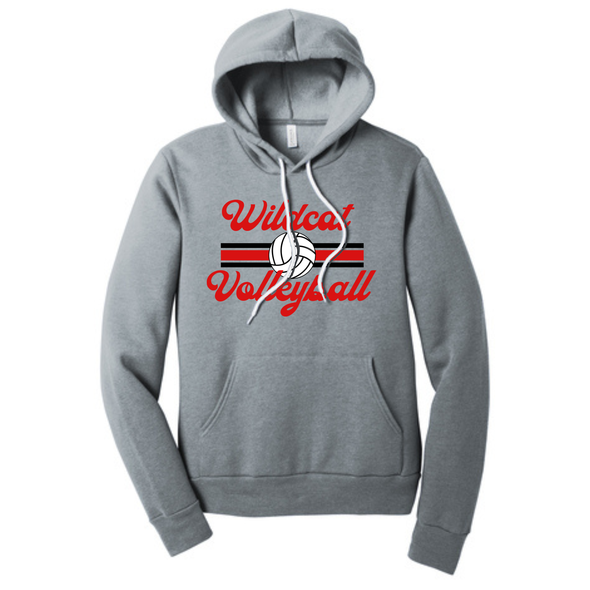 Central Wildcat Volleyball Bella+Canvas Hoodie- BC3719